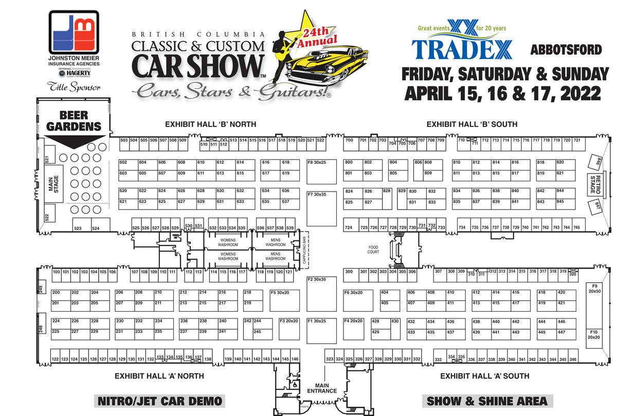 Floorplan - BC Custom and Classic Car Show
